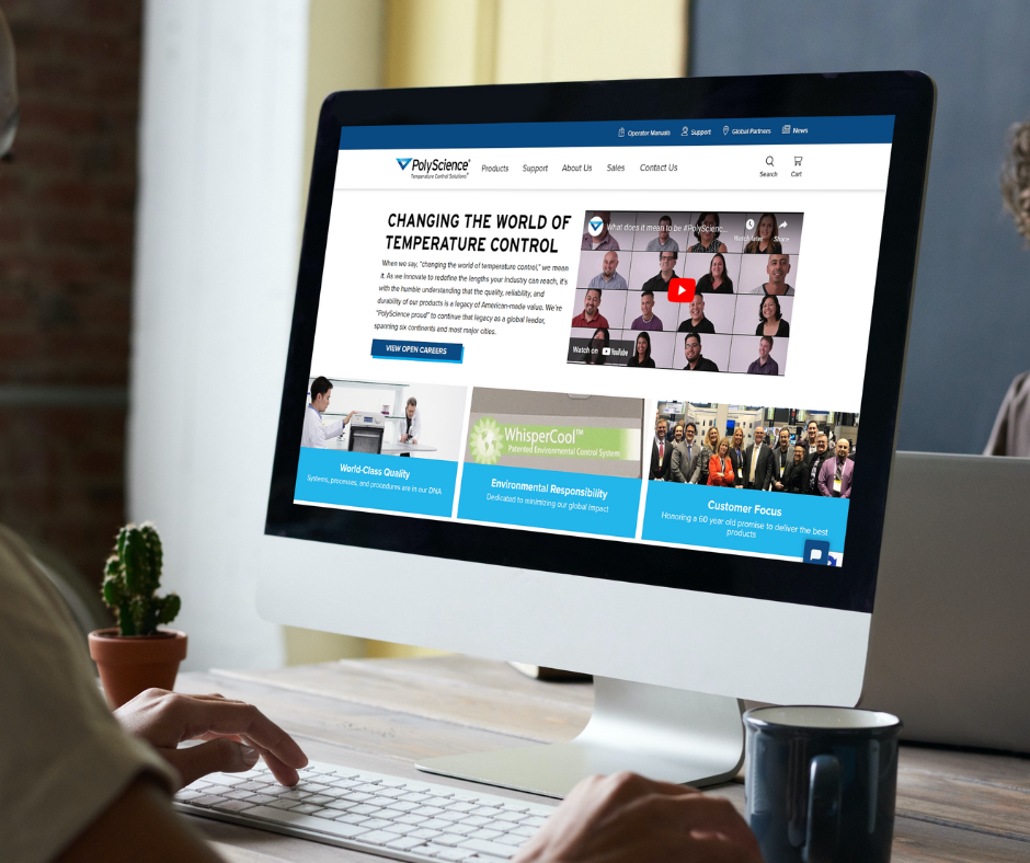 Polyscience Web Development Case Study | Marcel Digital