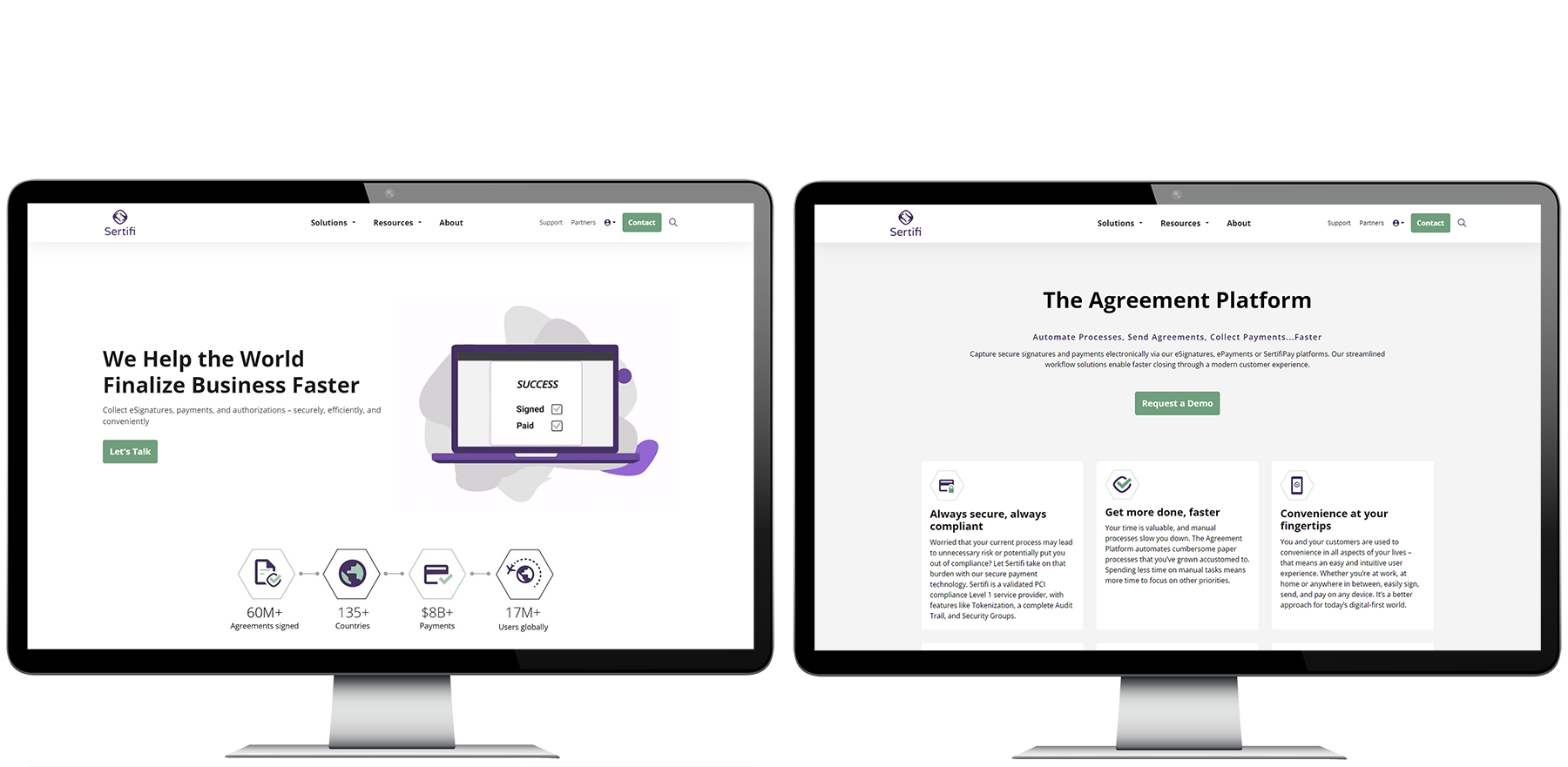 Sertifi Web Development Case Study | Marcel Digital