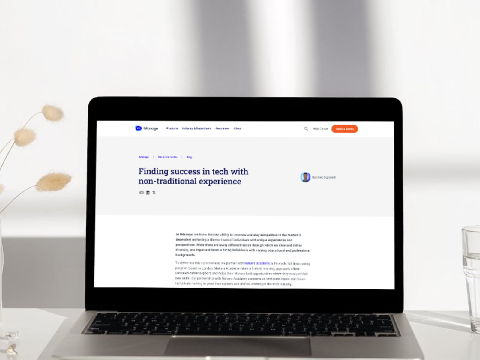 iManage Web Development Case Study | Marcel Digital