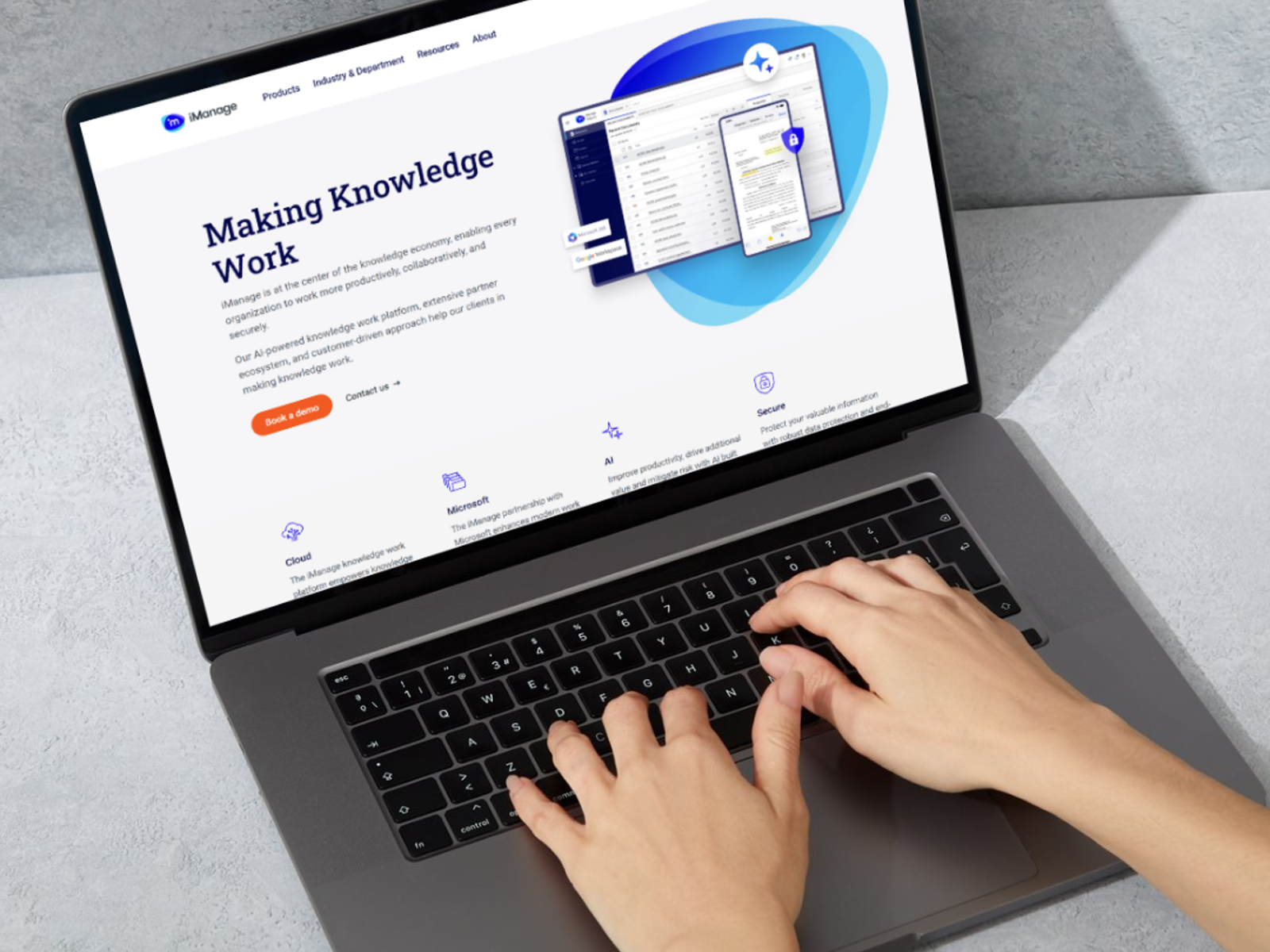 iManage Web Development Case Study | Marcel Digital