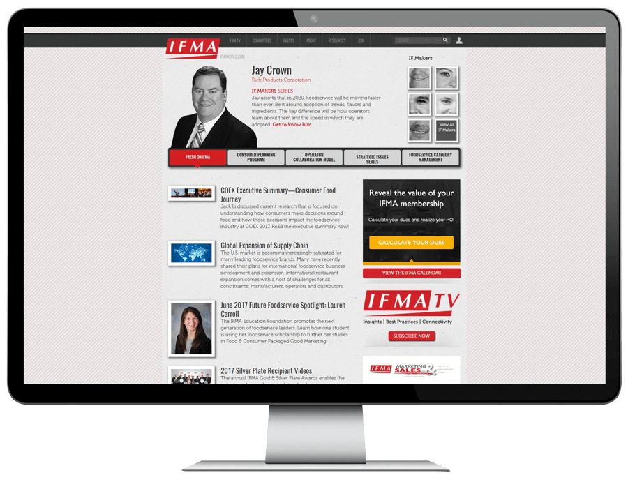 IFMA Web Development Case Study | Marcel Digital