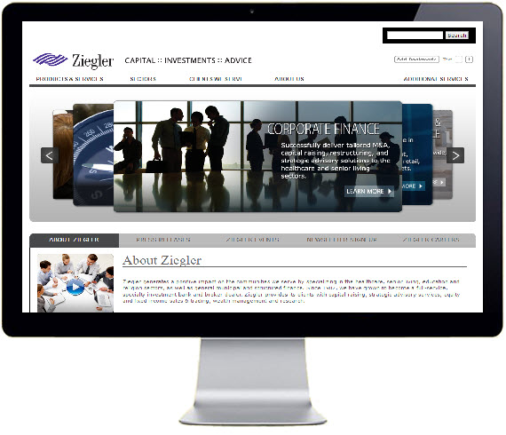 Ziegler Web Development Case Study | Marcel Digital