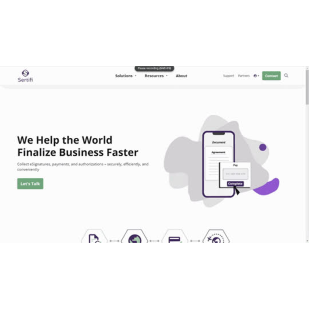 Sertifi Web Development Case Study | Marcel Digital